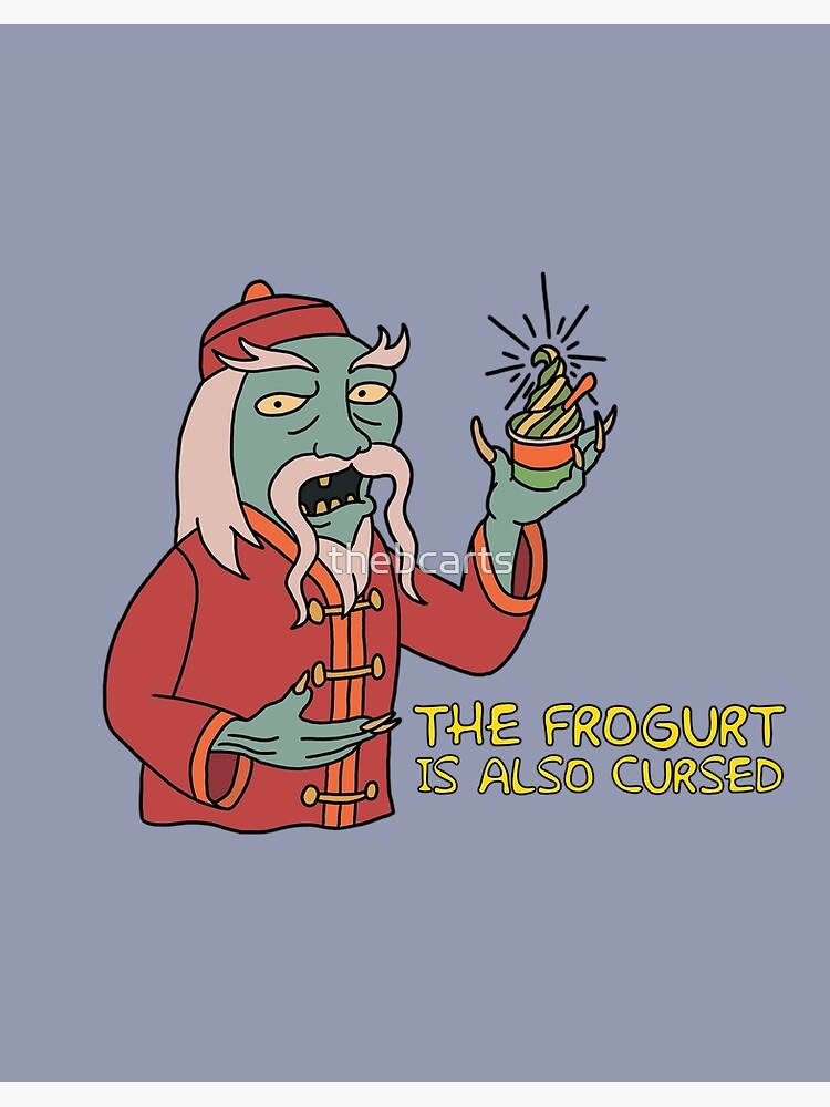 "Cursed Frogurt" Poster for Sale by thebcarts | Redbubble