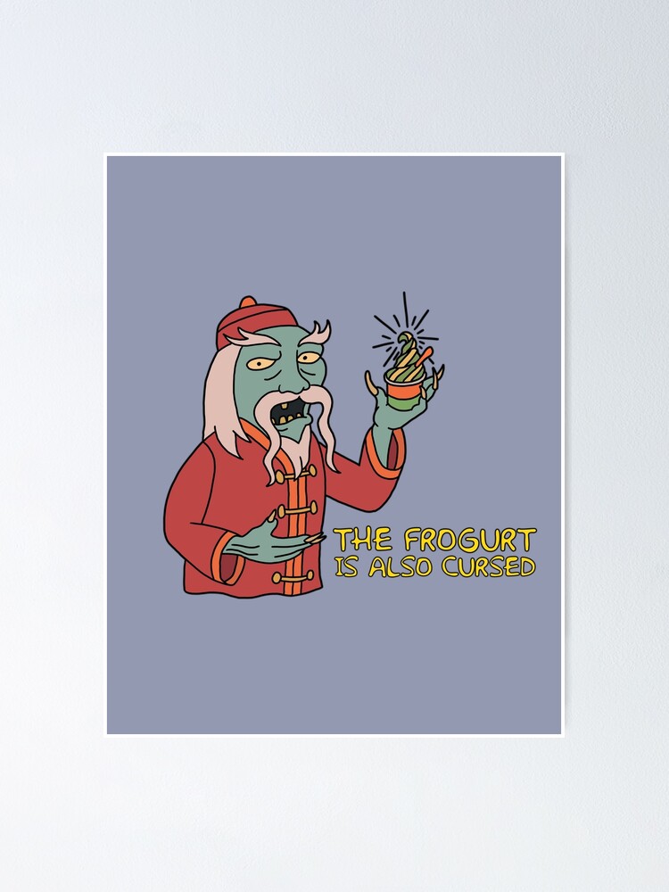 "Cursed Frogurt" Poster for Sale by thebcarts | Redbubble