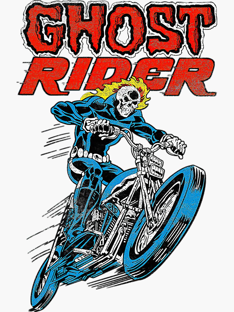 "Ghost Rider" Sticker for Sale by GhostRider12v | Redbubble