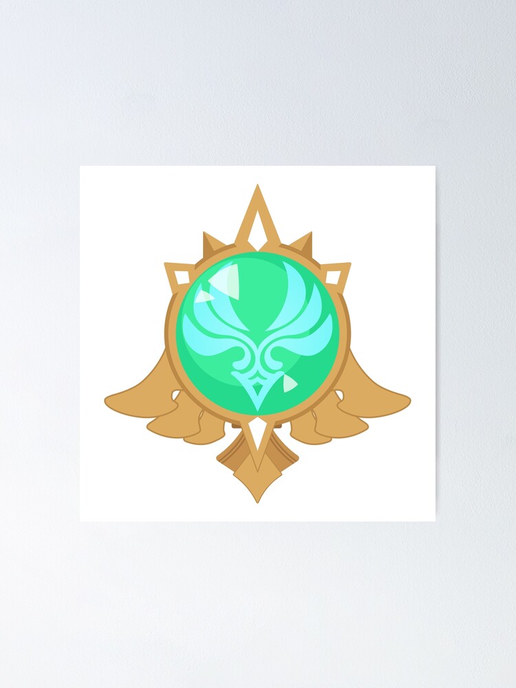 "Genshin Impact Mondstadt Vision - Anemo" Poster for Sale by GachaSlave ...