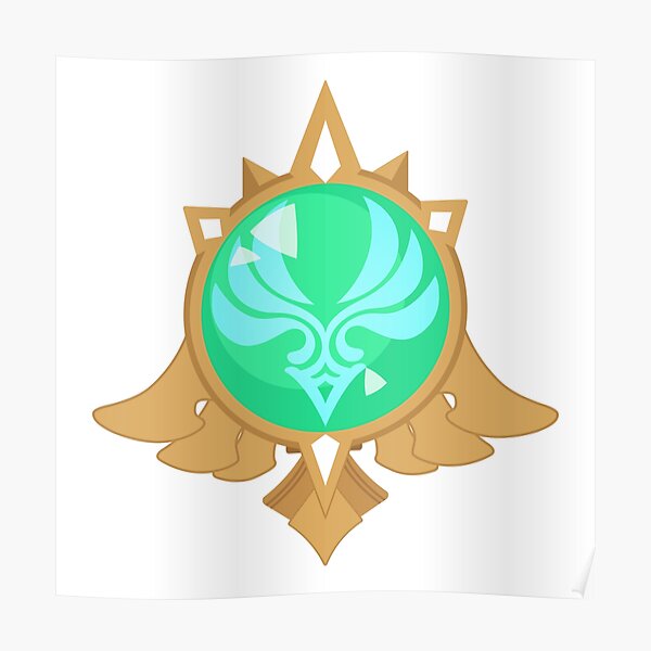 "Genshin Impact Mondstadt Vision - Anemo" Poster for Sale by GachaSlave ...