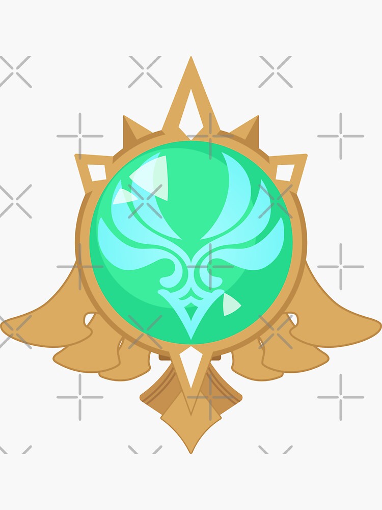 "Genshin Impact Mondstadt Vision - Anemo" Sticker von GachaSlave ...