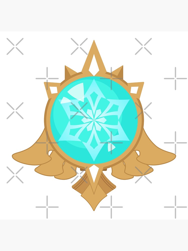 "Genshin Impact Mondstadt Vision - Kryo" Poster von GachaSlave | Redbubble