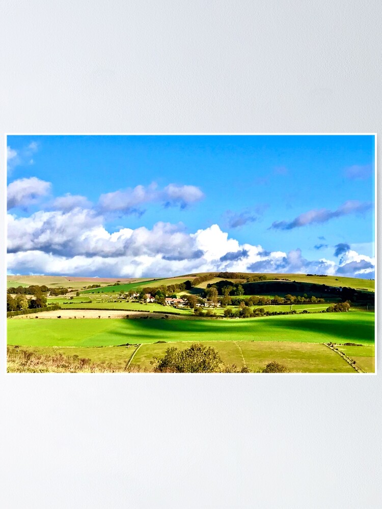 "this green and blue pleasant land 2-english countryside" Poster for ...