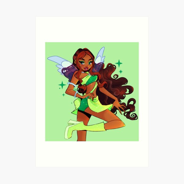 "winx club - aisha" Art Print for Sale by aepoyi | Redbubble