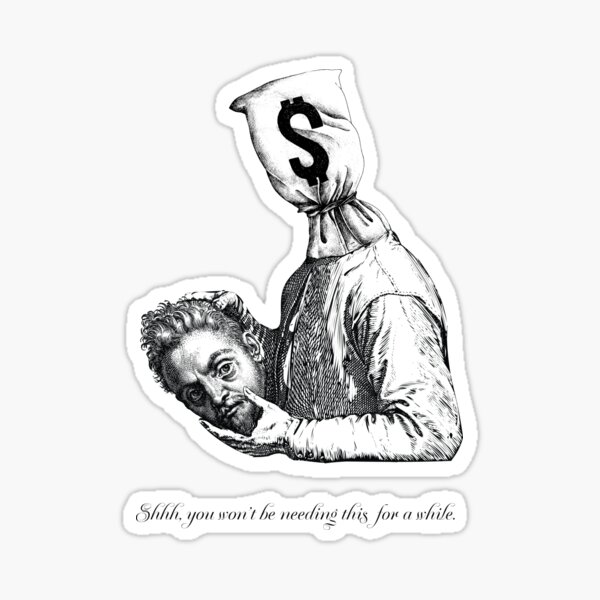 "Bagged" Sticker by ilitthesun | Redbubble