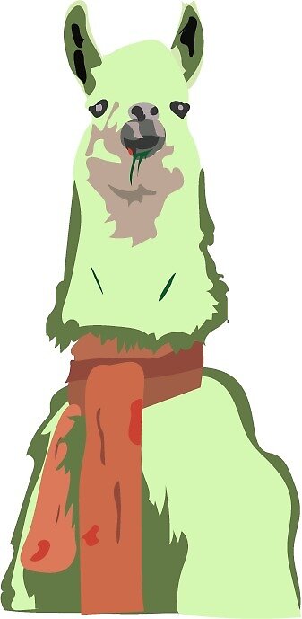 "Zombie Llama" by FightOnn | Redbubble
