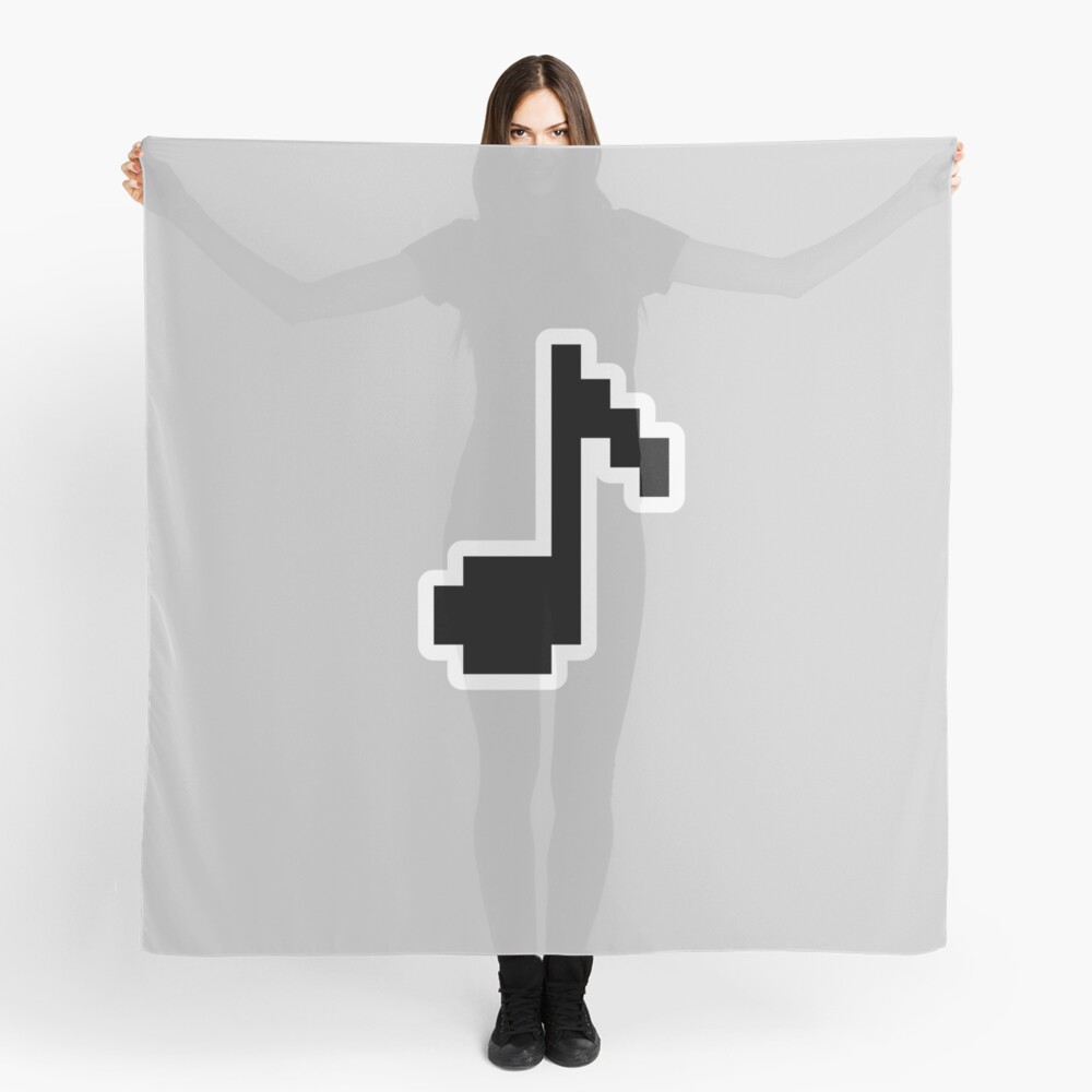"Music Note 8-bit" Scarf for Sale by misdememeor | Redbubble