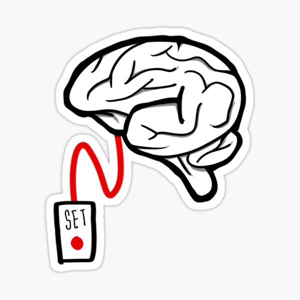 "Mindset" Sticker for Sale by Xtasy | Redbubble