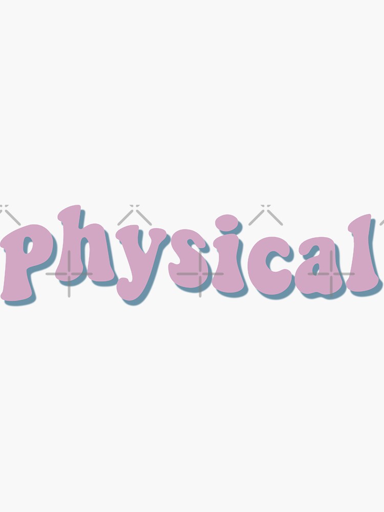 "physical" Sticker for Sale by vbsartwork | Redbubble