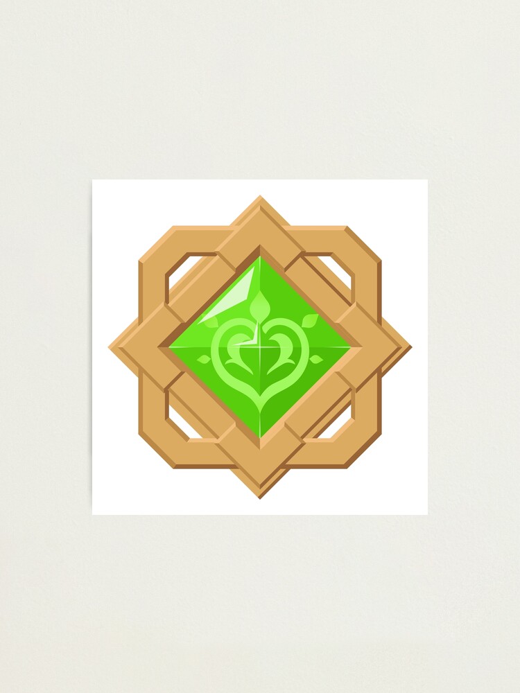 "Genshin Impact Liyue Vision - Dendro" Photographic Print by GachaSlave ...