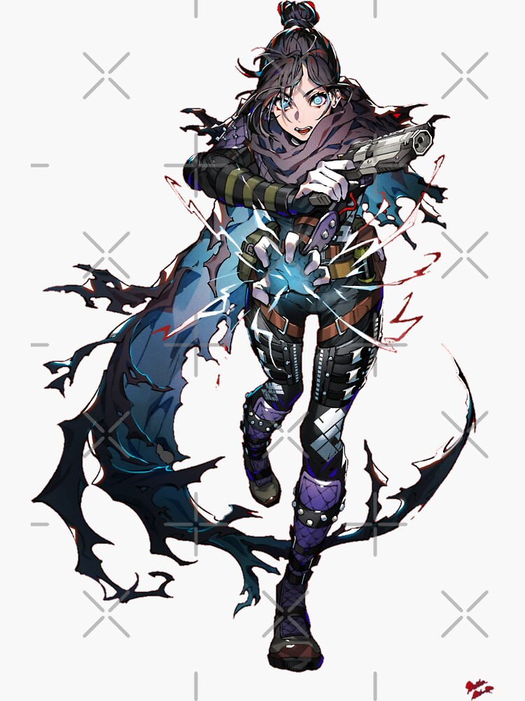 "Wraith " Sticker for Sale by Brawler369 | Redbubble