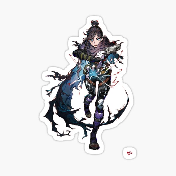 "Wraith " Sticker for Sale by Brawler369 | Redbubble