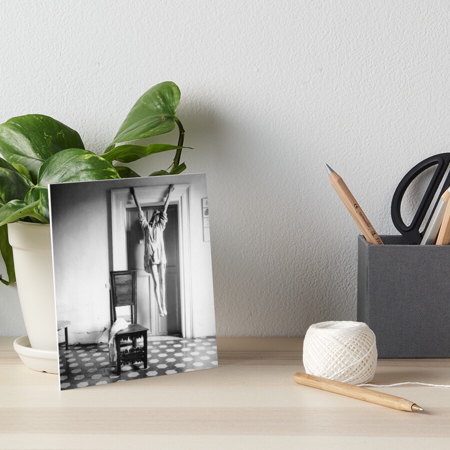 "Francesca Woodman - Self Portrait" Art Board Print by kevinfelice ...