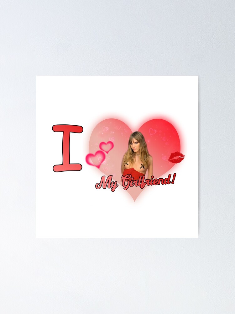 "Victoria de Angelis I Love My Girlfriend shirt design" Poster for Sale ...