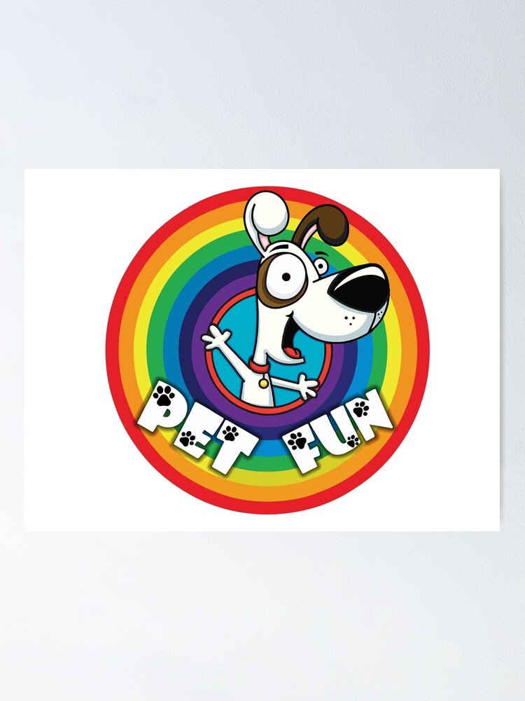 "Pet Fun Logo" Poster by MarcosSolisC | Redbubble