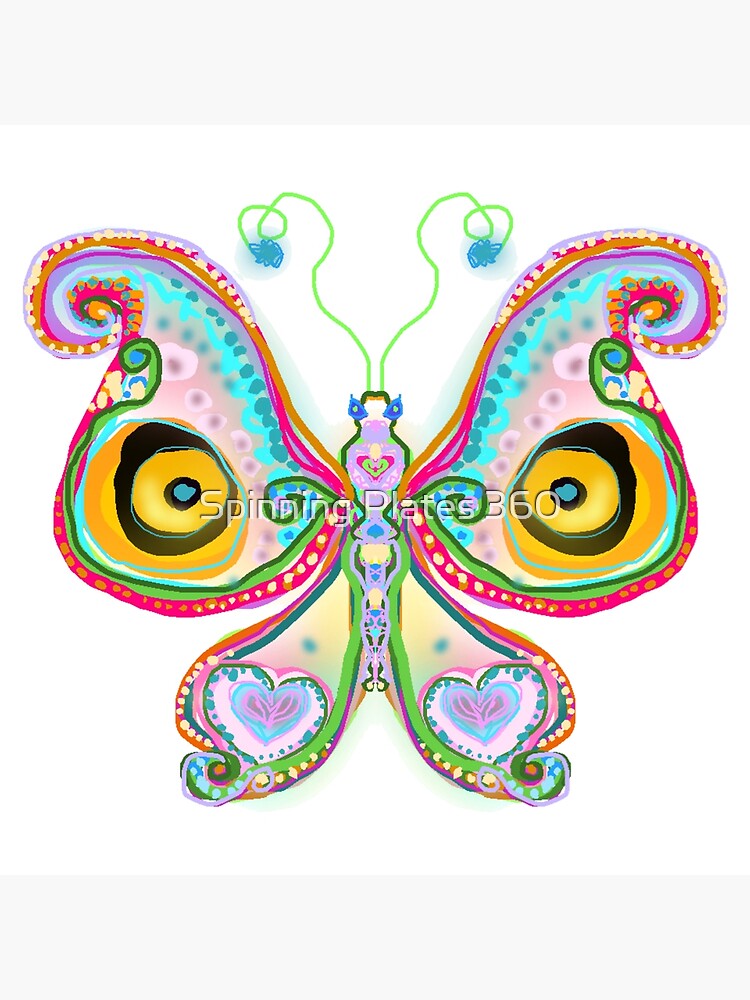 Póster «֎ MOTHRA ֍ Garabatos ~ * Carnival Godzilla Eyes * ~ Retro Boho ...