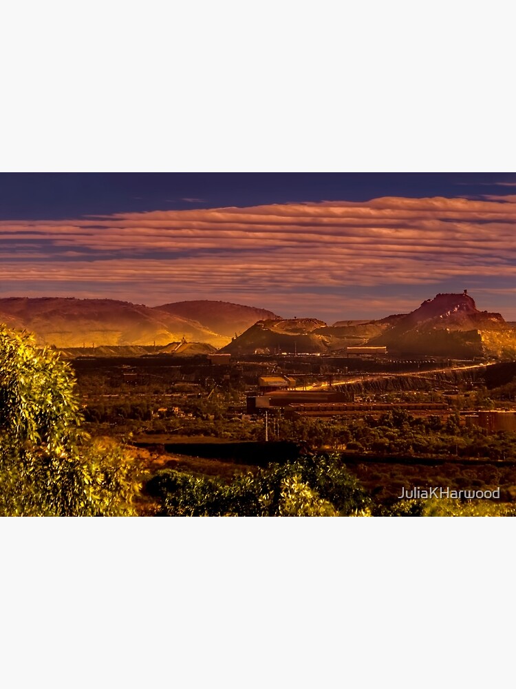 "Iron Ore Mine, Mt Whaleback, Newman" Poster by JuliaKHarwood | Redbubble