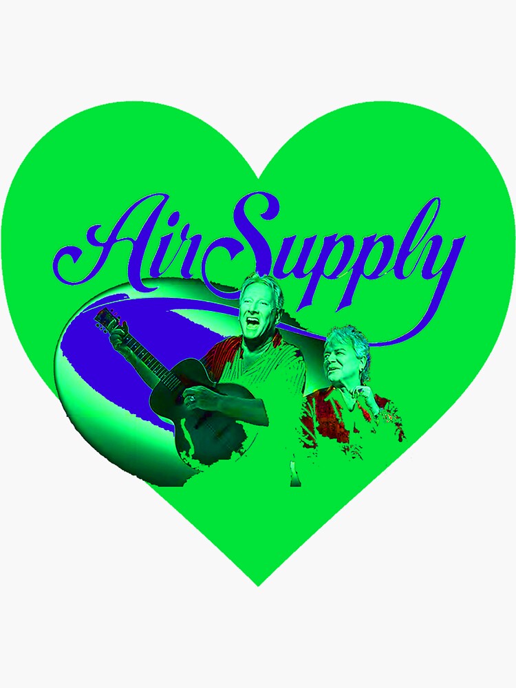 "AIR SUPPLY" Sticker for Sale by evie5467 | Redbubble
