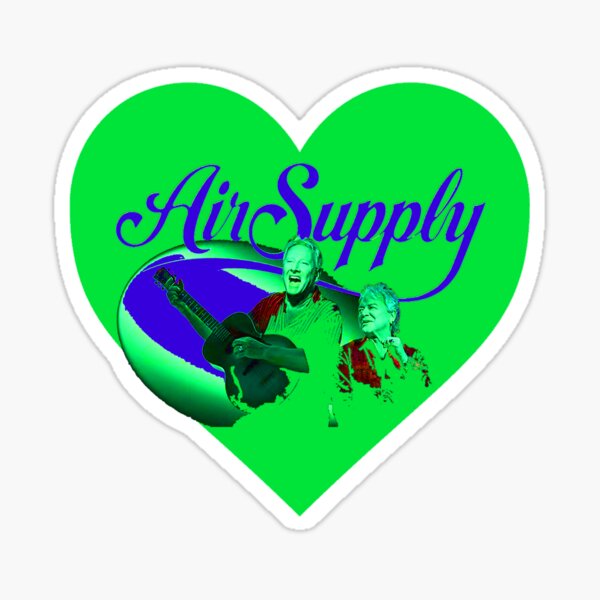 "AIR SUPPLY" Sticker for Sale by evie5467 | Redbubble