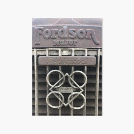 "Fordson Major P6 1951 Tractor Original Badges" Art Board Print by ...