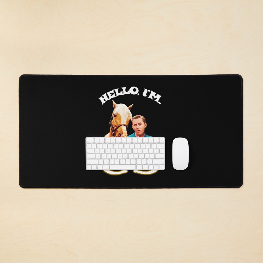 "Hello I'm Mister Ed and Wilbur Post Talking Horse Tribute" Cap for ...