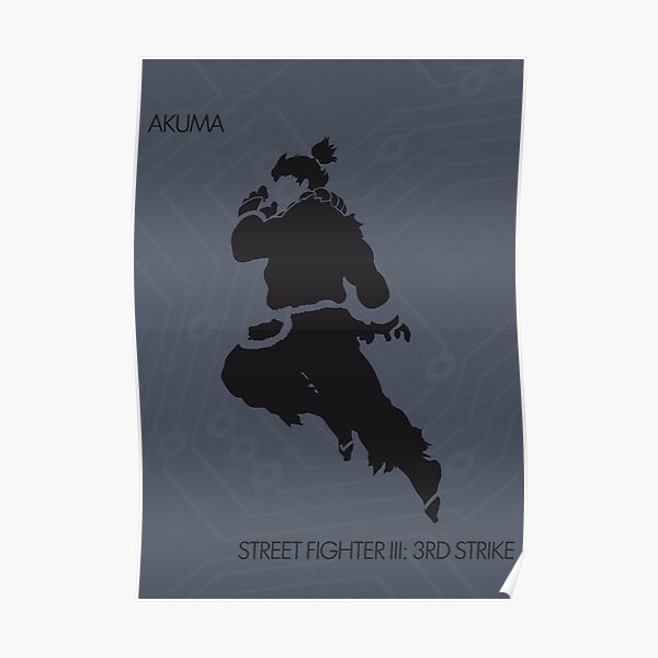 "Akuma" Poster by the-minimalist | Redbubble