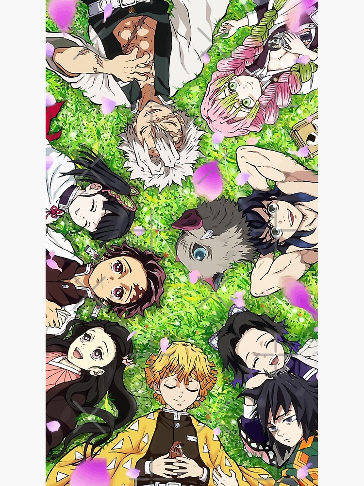 "Demon Slayer gang" Poster by YourDemonSlayer | Redbubble