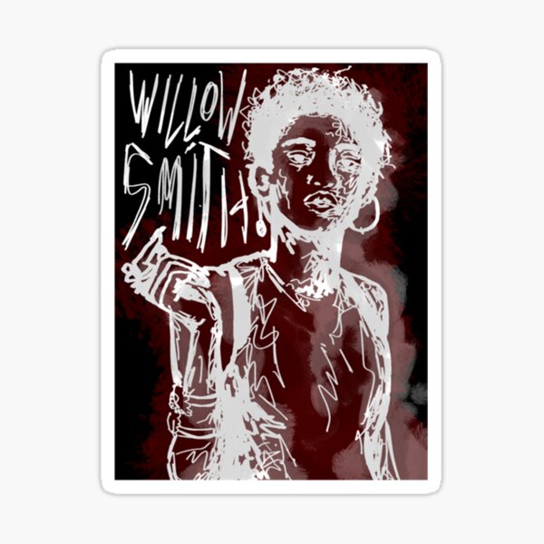 "Willow Smith " Sticker by CharlieParke | Redbubble