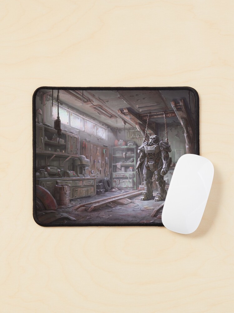 "Fallout Power Armour Suit" Mouse Pad for Sale by Vintage-Travler ...