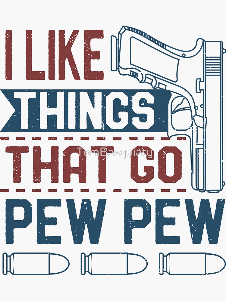 "Gun Lover Shooting Gun Weapons Pistol" Sticker for Sale by ...
