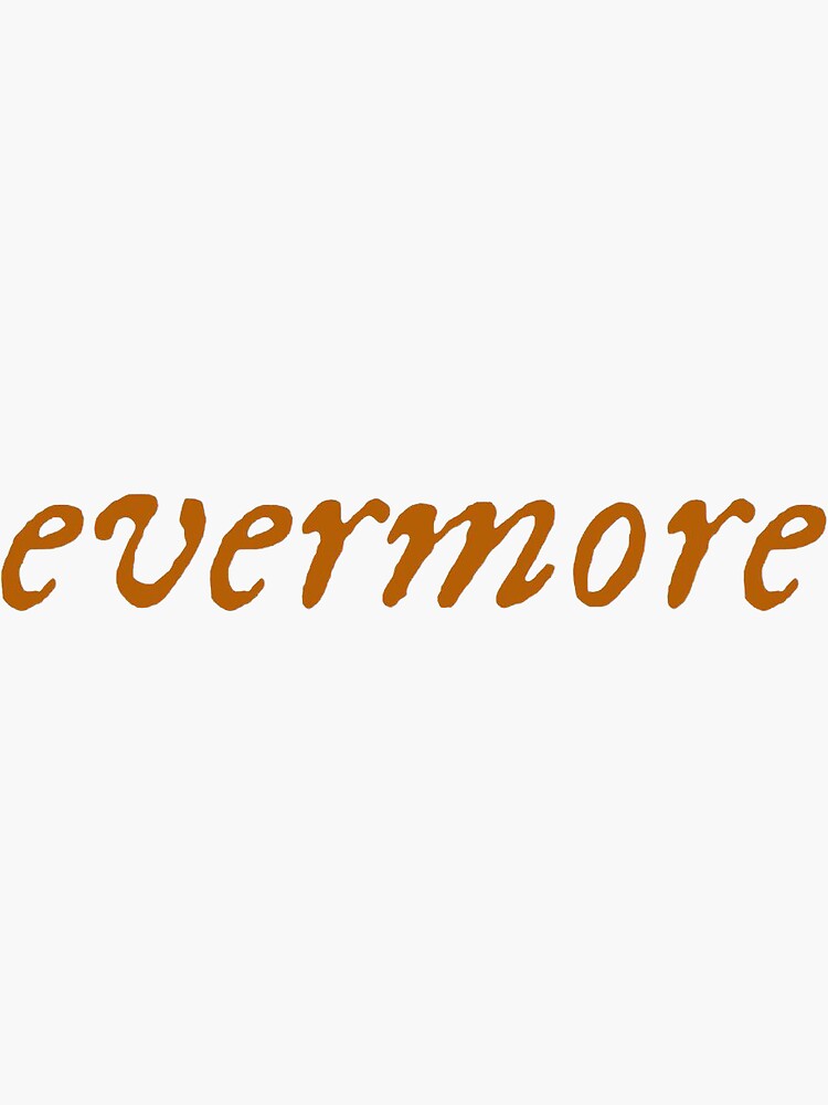 "evermore album music design" Sticker by daisyfrances | Redbubble
