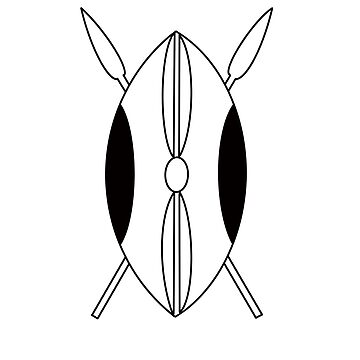 "Kenyan Shield" Art Board Print for Sale by YorkshireNation | Redbubble