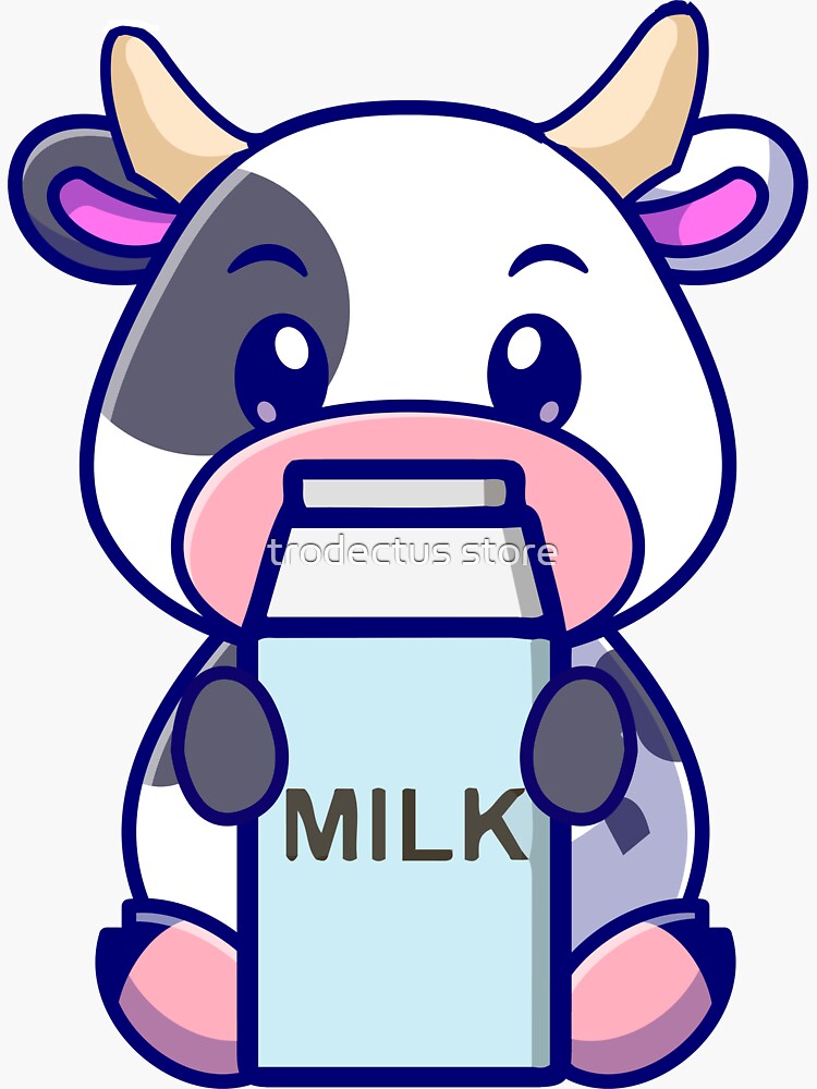 "Cow Sticker" Sticker by Saad99 | Redbubble
