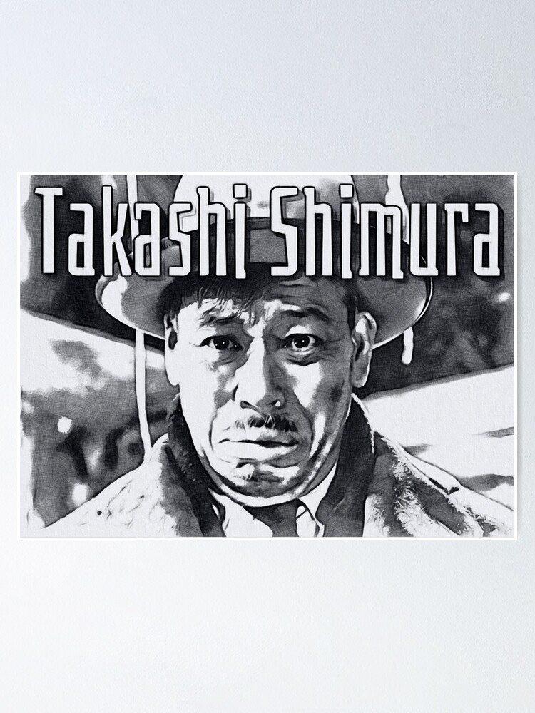 Poster « Takashi Shimura / Icône japonaise / Cinéma », par Cuttintees ...