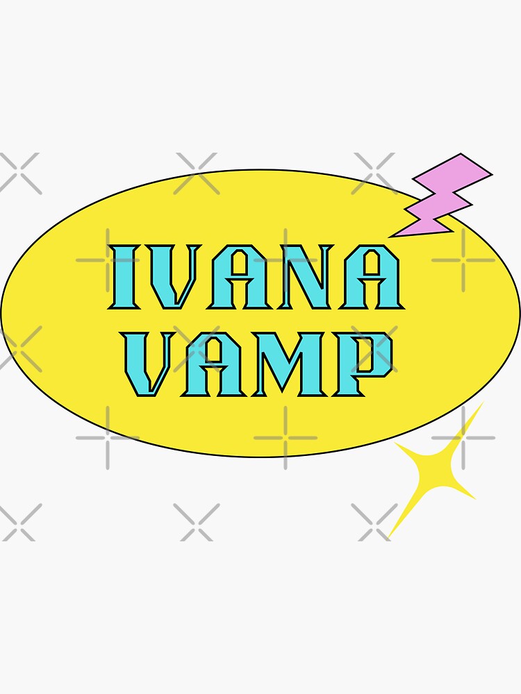 "Ivana Vamp" Sticker for Sale by piastrelli | Redbubble