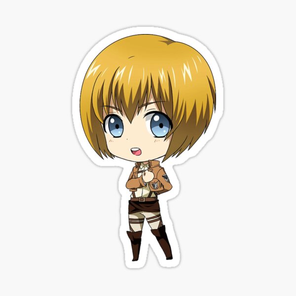 "attack on titan : Armin Arlert" Sticker by BOZIID | Redbubble