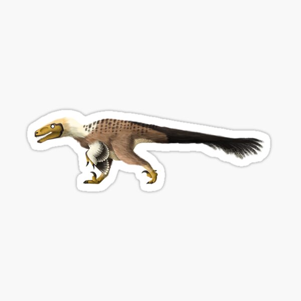 "Utahraptor" Sticker for Sale by Emily Higgs | Redbubble