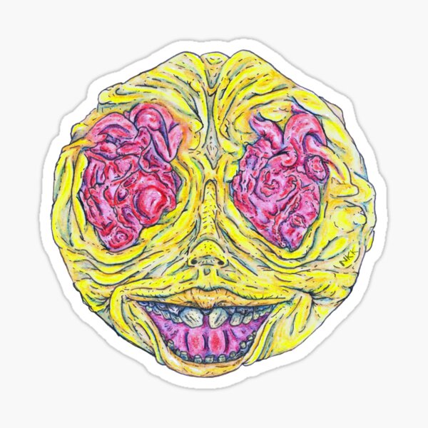 "Dehydrated Emojis: Lucy" Sticker for Sale by Trashcanadian | Redbubble