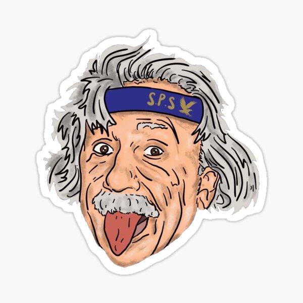 "SPS Einstein" Sticker for Sale by erausps | Redbubble