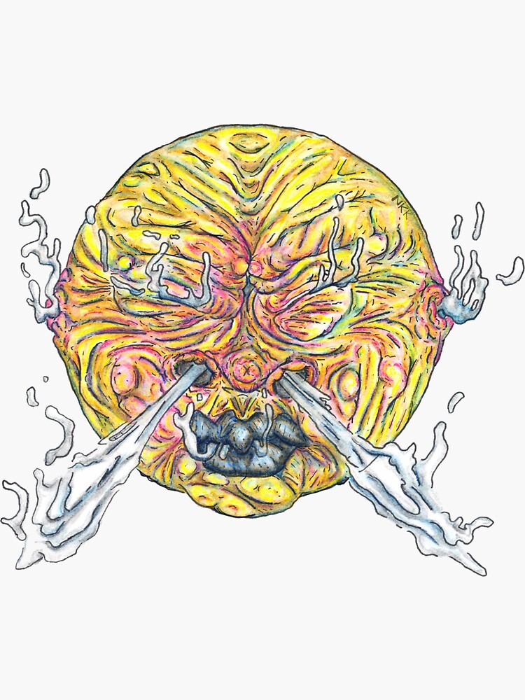 "Dehydrated Emojis: Janice" Sticker for Sale by Trashcanadian | Redbubble