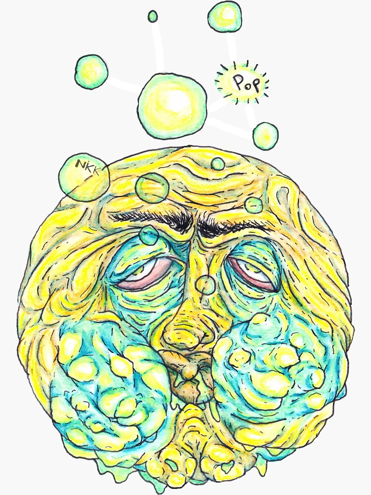 "Dehydrated Emojis: Chuck" Sticker for Sale by Trashcanadian | Redbubble