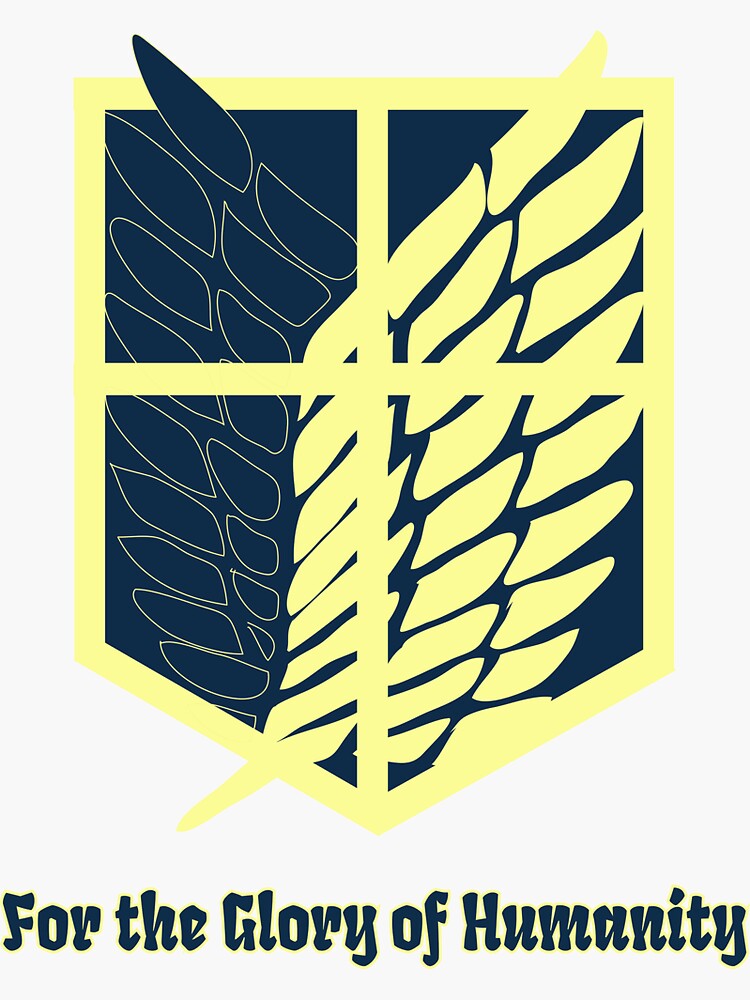 "glory of humanity" Sticker by samarFlower | Redbubble