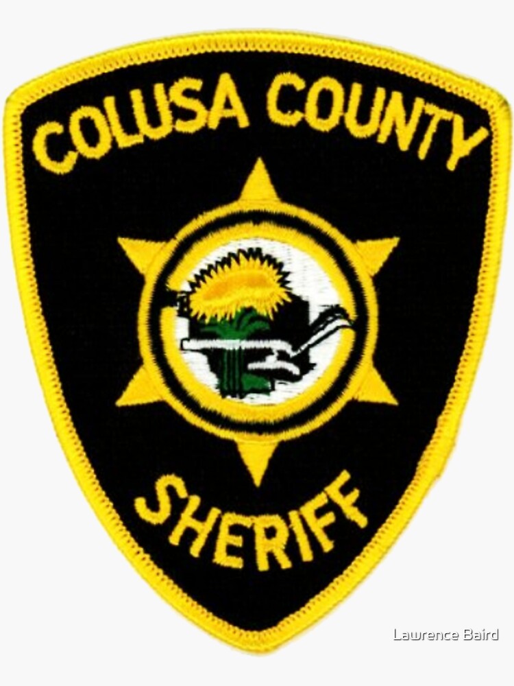 "Coolusa County, California Sheriff " Sticker by lawrencebaird | Redbubble