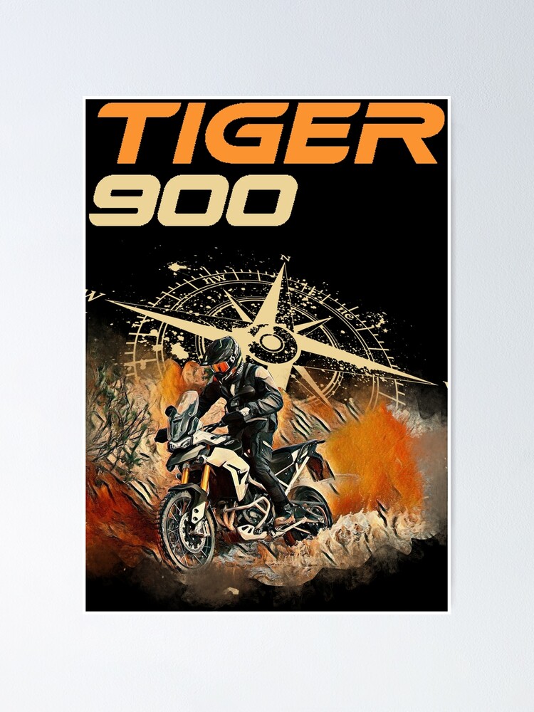 "Triumph Tiger 900 2022" Poster for Sale by Evomotoarte | Redbubble
