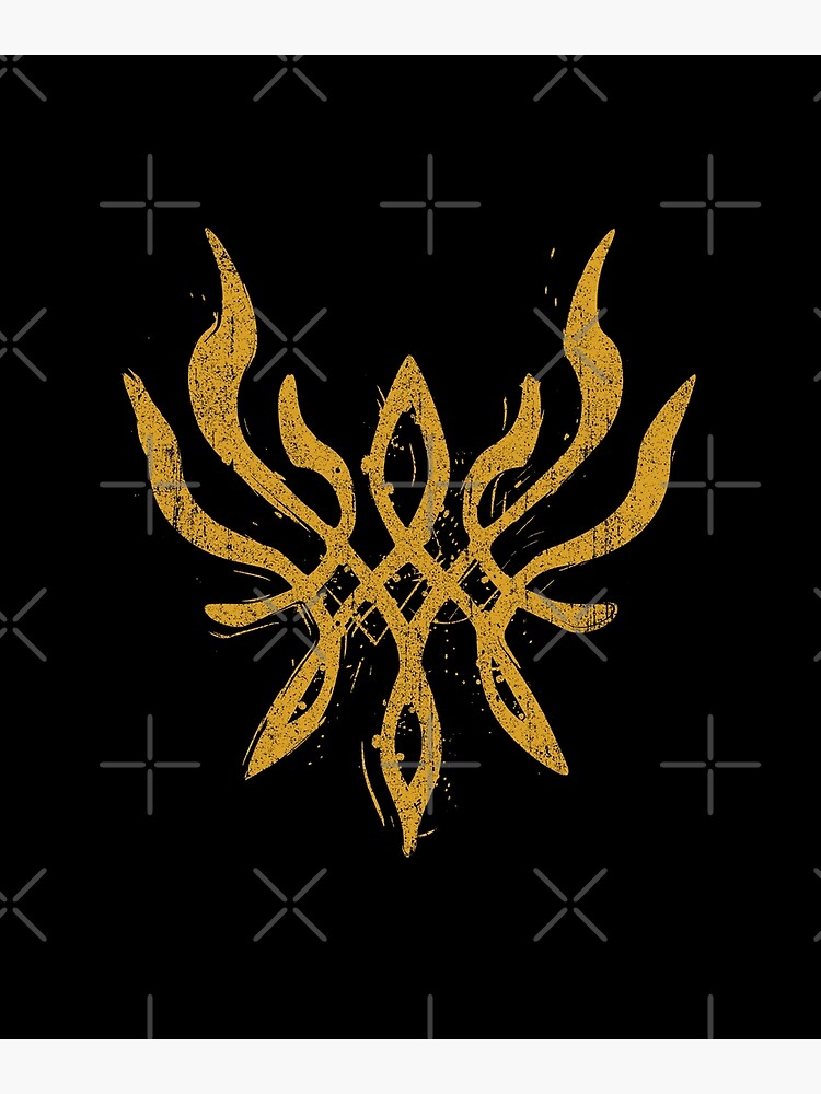 "Crest of Flames - Fire Emblem" Poster by huckblade | Redbubble