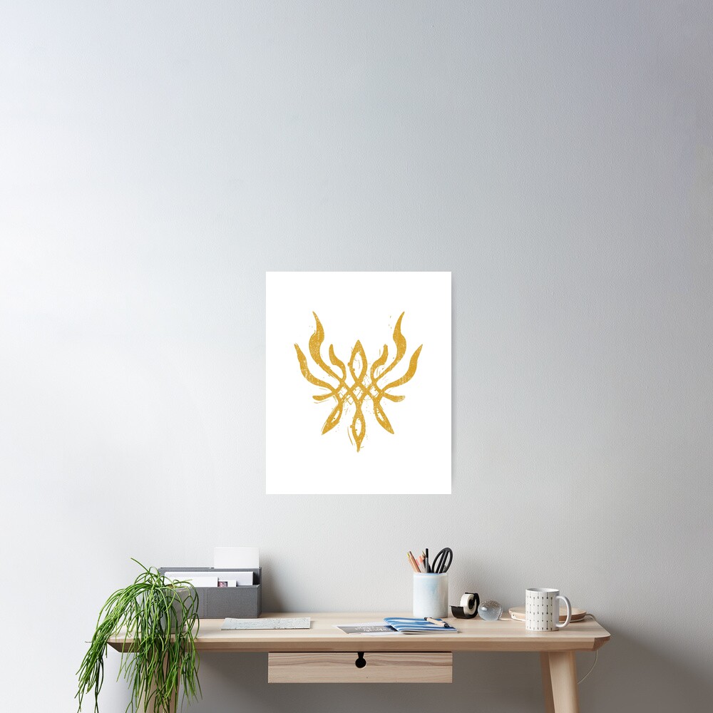 "Crest of Flames - Fire Emblem (Variant)" Poster by huckblade | Redbubble