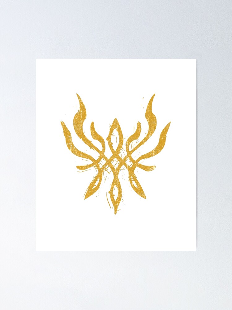 "Crest of Flames - Fire Emblem (Variant)" Poster by huckblade | Redbubble