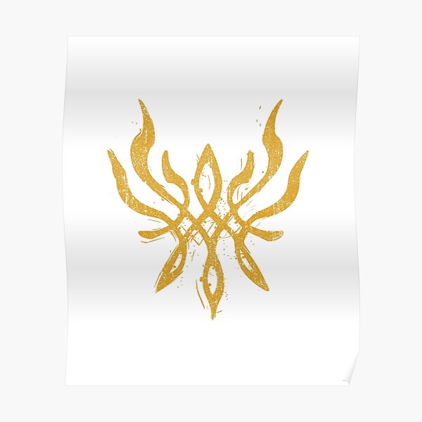 "Crest of Flames - Fire Emblem (Variant)" Poster by huckblade | Redbubble