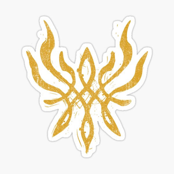 "Crest of Flames - Fire Emblem (Variant)" Sticker for Sale by huckblade ...